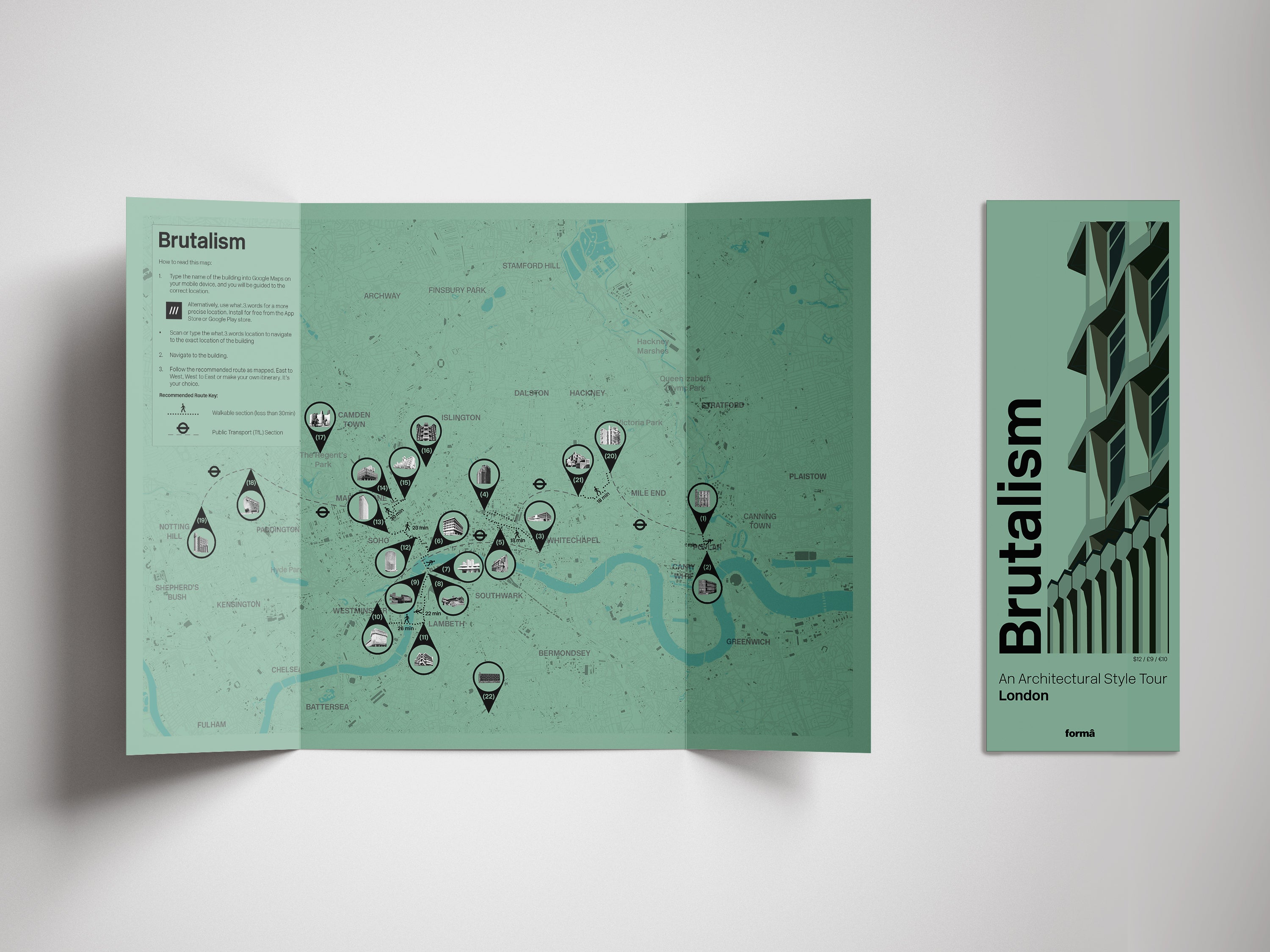 Brutalism Map – Forma Maps